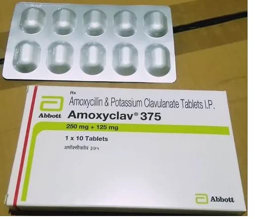 Amoxyclav 375 - Strip of 10 Tablets : Amazon.in: Health & Personal Care