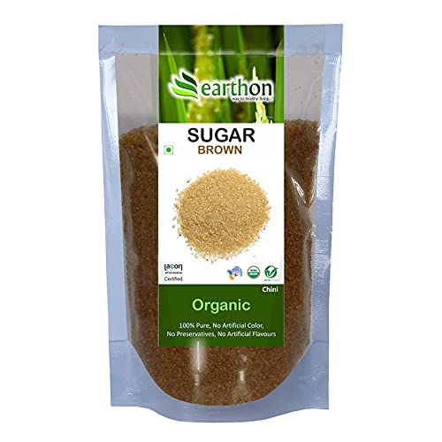 Earthon Organic Brown Sugar / Shakar Chini - Brown (500g) : Amazon.in ...
