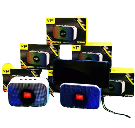 Wireless Speaker Splash Proof Rechargeable with Stereo Audio deep Bass ...