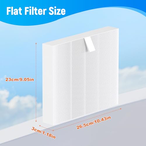4 Pcs Hot Tub Spa Simplicity Flat Filters, 10-00814 Cartridge ...