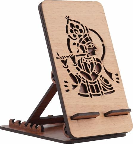 CRAFTZO Premium Wooden Mobile Stand/Mobile Holder/Dock Station with ...