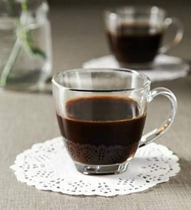 Fabindia Glass Tea Cup Set - (Pack of 6, 140 ml) : Amazon.in: Home ...