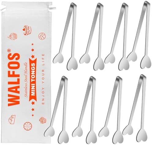 Amazon.com: 6PCS Mini Tong, Hand Shape Silicone Food Tongs, 5Inch Kid ...