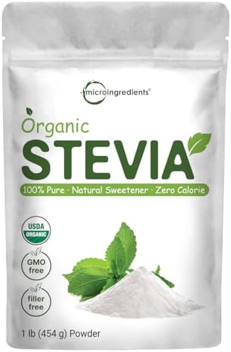 Amazon.com : Pure Organic Stevia Powder, 1 Pound (2,837 Servings ...