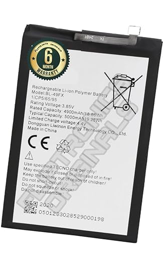 FLIPTRONICS ORIGINALS® BL-49FX Battery for Infinix Hot 8 X650C/ X650B ...