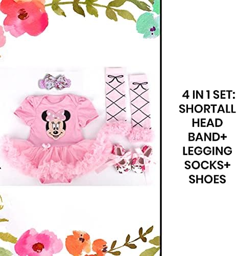 Amazon.com: Baby Rae Clothing 4 in 1 Set: Shortall+Head Band+Legging ...