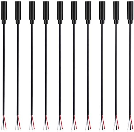 Amazon.com: 3.5mm*1.35mm DC Power wire DC Male and Female Plug to Bare ...