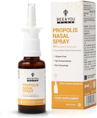 Amazon.com: BEE and You Plus Natural Propolis Nasal Spray 1 Fl oz ...