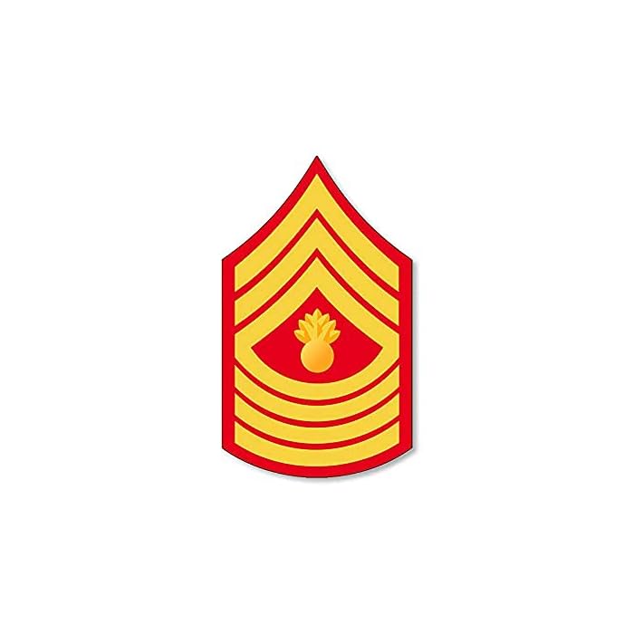 Buy USMC Rank MGySgt Master Gunnery Sergeant Sticker (ssi pineapple ...