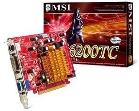 MSI Geforce 6200TC 64MB unboard GeForce 6200 GDDR : Amazon.co.uk ...