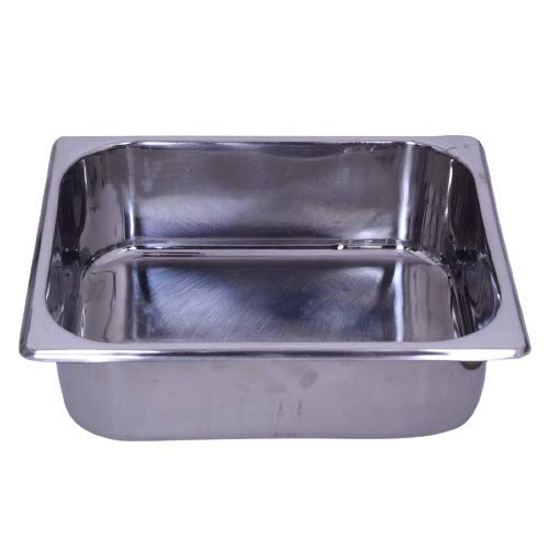 Steello Industries,Stainless Steel 1/2-100mm Deep Pan, GN Pan,Silver ...