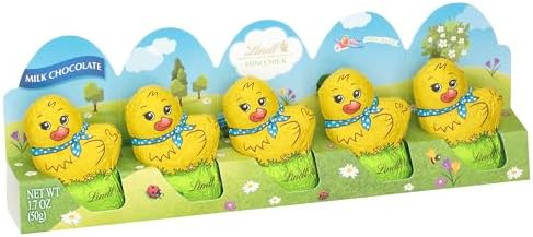 Amazon.com : Lindt Little Chicks Milk Chocolate, Hollow Milk Chocolate ...