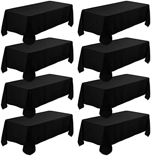 Amazon.com: ITWMTTO 10 Pack Black Tablecloth for Rectangle,60x102 Inch ...