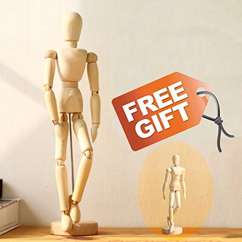Drawing Figure Mannequin Wooden Model - Wood Human Art Manikin Posable ...