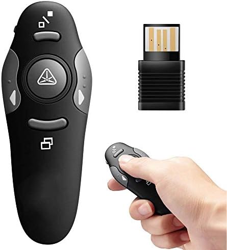 USB Wireless Remote Control Professional Laser Pointer Presenter Slide ...
