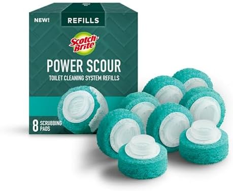 Amazon.com: Scotch-Brite Power Scour Disposable Scrubbing Pad Refills ...