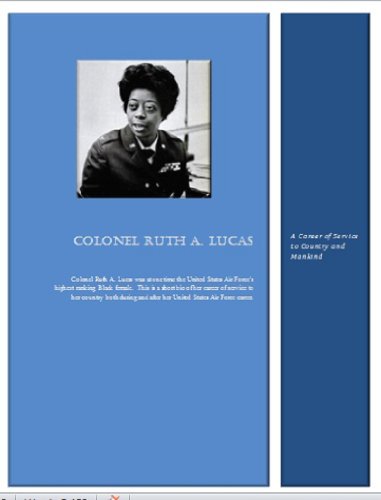 Amazon.com: Colonel Ruth A. Lucas: A Career of Service to Country and ...