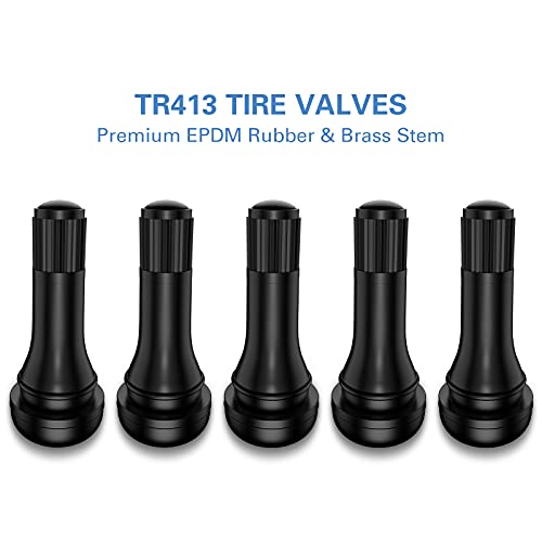 CKAuto TR413 Rubber Snap-in Tire Valve Stem (5pcs/Bag) | TireGrades