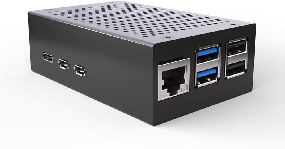 Amazon.in: Buy IDUINO Aluminum Case for Compatible with Raspberry Pi 5 Metal Box RPI 5 Shell ...