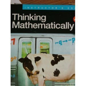 Thinking Mathematically, Instructor's Edition, 4th: Blitzer ...