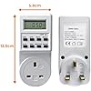 Netagon Home Electric Digital Security Timer Plug in Socket ...