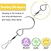 Amazon.com: 10 Pack Swivel Hooks Clips Smooth Spinning for Hanging Wind ...