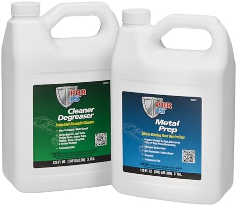 Amazon.com: POR-15 Stop Rust Preparation System -Cleaner Degreaser and ...