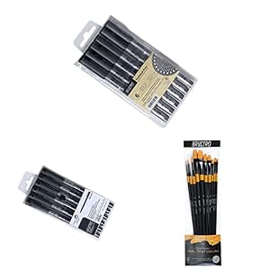BRUSTRO Technical Pen (Pack of 6) & Professional Pigment Based ...