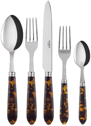 Amazon.com | SABRE PARIS - 5-Piece Flatware Set - Bistrot Vintage ...