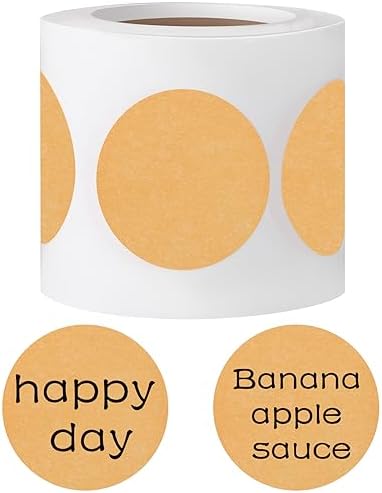 Amazon.com : Harloon 500 Pcs 1.5 Inch Dissolvable Canning Labels for ...