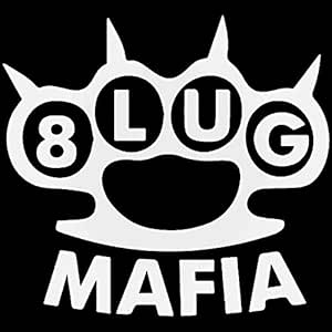 Amazon.com - 8 Lug Mafia Brass Knuckles Decal Vinyl Sticker|Cars Trucks ...