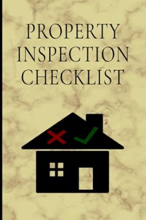 Amazon.com: Property Inspection Checklist: Notebook for Home, Airbnb ...