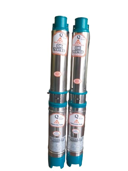WONDER FLOW SUBMERSIBLE PUMP 1 HP 10 STAGE SINGLE PHASE V4 Submersible ...