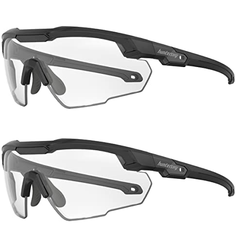 Snapklik.com : HUNTERSKY HTS 2 Pack Shooting Range Ballistic Glasses ...