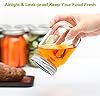 Amazon.com: Mason Jars 16 oz with Lids 6 Pack,Glass Canning Jars with Airtight Lids, Pint ...