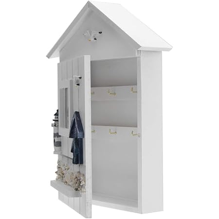 Amazon.com: Wooden Key Box for Wall, Vintage Wood Wall Mounted Key ...