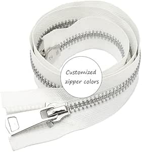 Amazon.com: Customize Zipper Colors,Mass Customization #8 Two Way ...