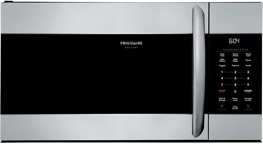 Amazon.com: FRIGIDAIRE FGMV17WNVF Over The Range Microwave Oven with 1. ...