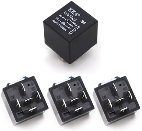 Amazon.com: Bookeel 4 PCS Car Relays, 40A 12V Waterproof Car Starter ...