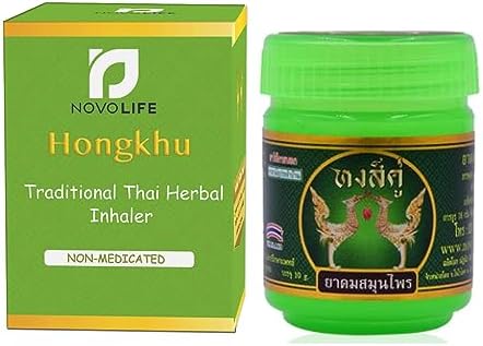 Amazon.com: NOVOLIFE Hongkhu Traditional Thai Herbal Inhaler : Health ...