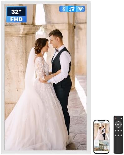 Amazon.com : Arktronic Extra Large Digital Picture Frame 32 inch ...