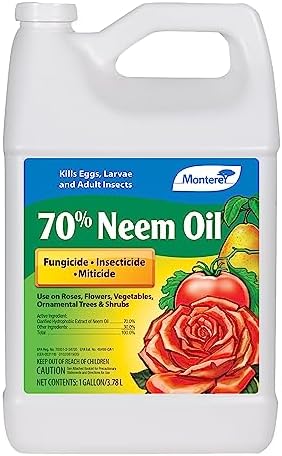 Amazon.com: Monterey 70% Neem Oil - Organic Gardening Fungicide ...