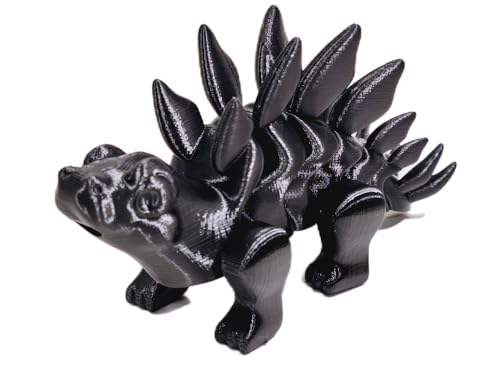 Amazon.com: FlexiMech Dino Cute Mini Stegosaurus Fully Articulated 3d ...