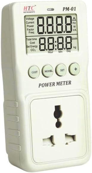 PM-01, HTC HAZARI TECH CONNECT Power Meter Power Monitor 10A with Large ...