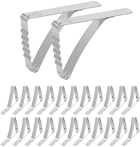Amazon.com: 12 Pack Tablecloth Clips - Heavy Duty Picnic Table Clips ...