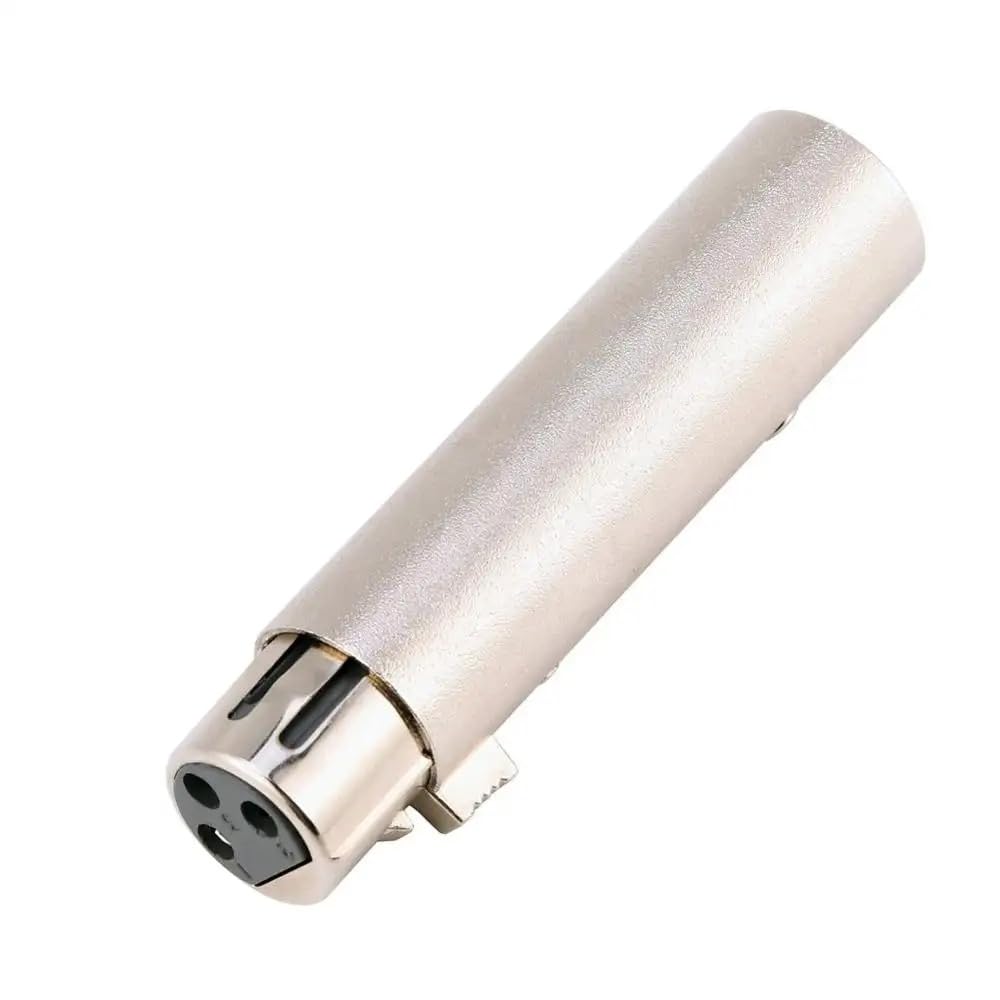 CLATE Female to Male Adapter 3-Pin XLR Gender Changer Connector ...