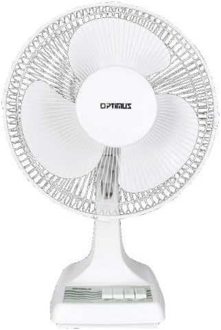 Amazon.com: Optimus F-1210 12-Inch Oscillating 3-Speed Table Fan : Home ...