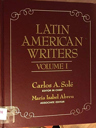 Latin American Writers - 3 volume set: Sole: 9780684184630: Amazon.com ...