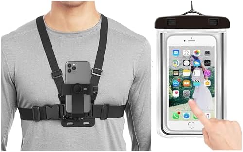 Like Star Adjustable Chest Strap Mount with Mobile Holder Clip & Screw ...