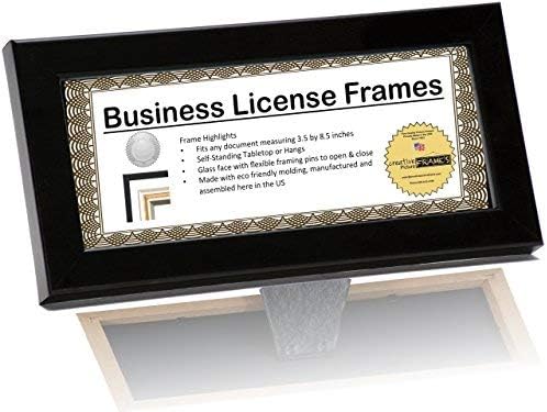 Amazon.com: Creative Picture Frames [DRMM3.5x8.5bk] Black Business ...